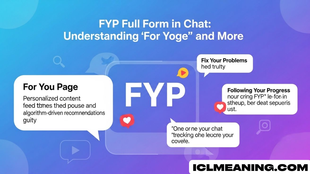 FYP Full Form in Chat: Understanding “For You Page” and More