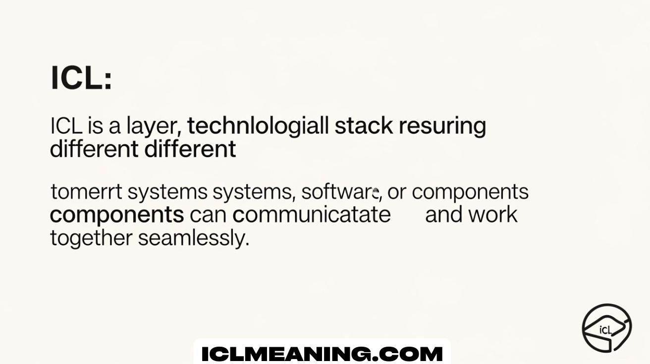 ICL Meaning: Understanding the Acronym and Its Usage